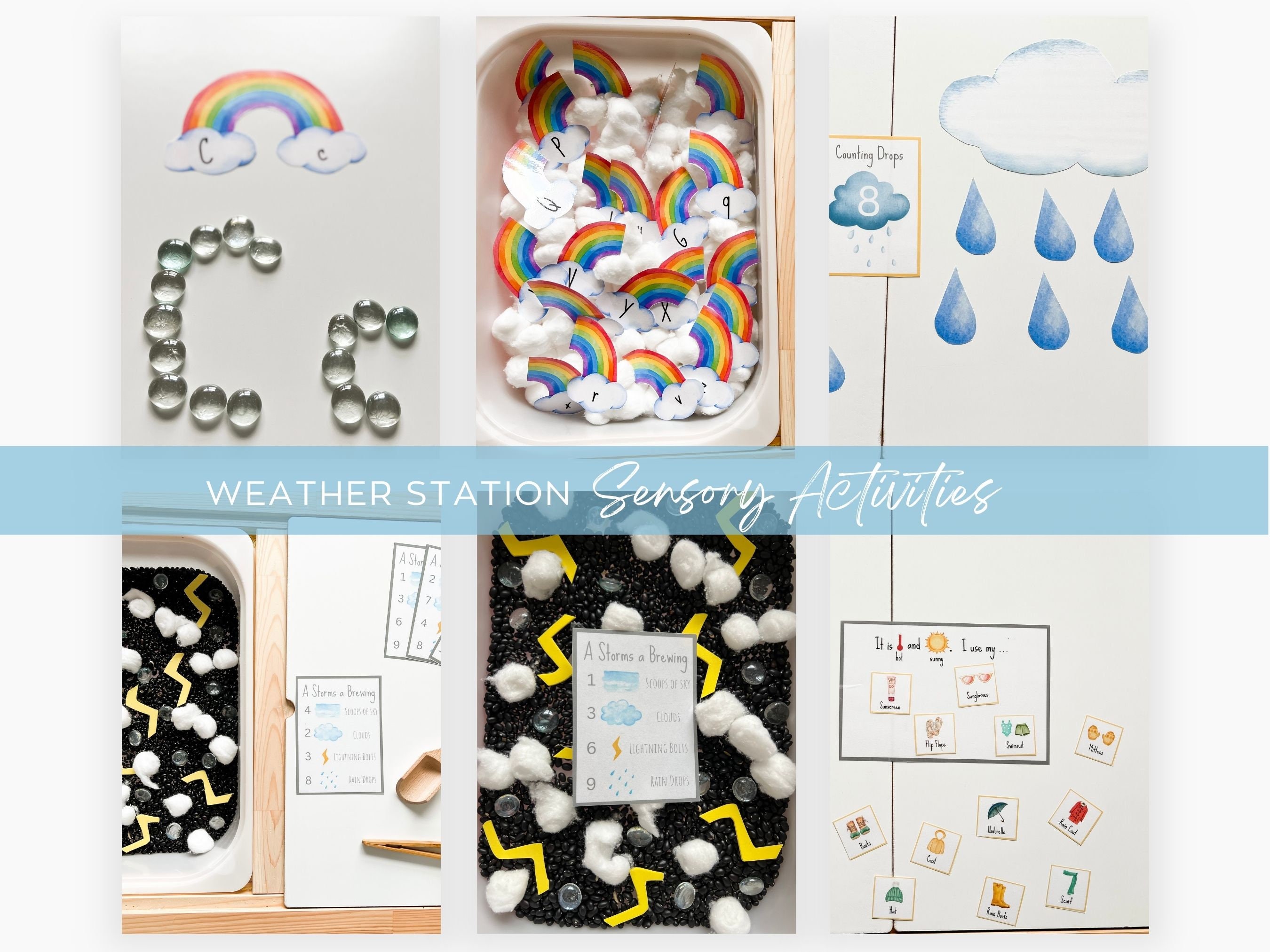 Weather Station/meteorologist Dramatic Play Center and Sensory ...