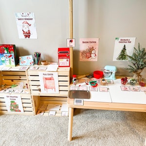Santa's Workshop Dramatic Play Center, DIGITAL DOWNLOAD - Etsy