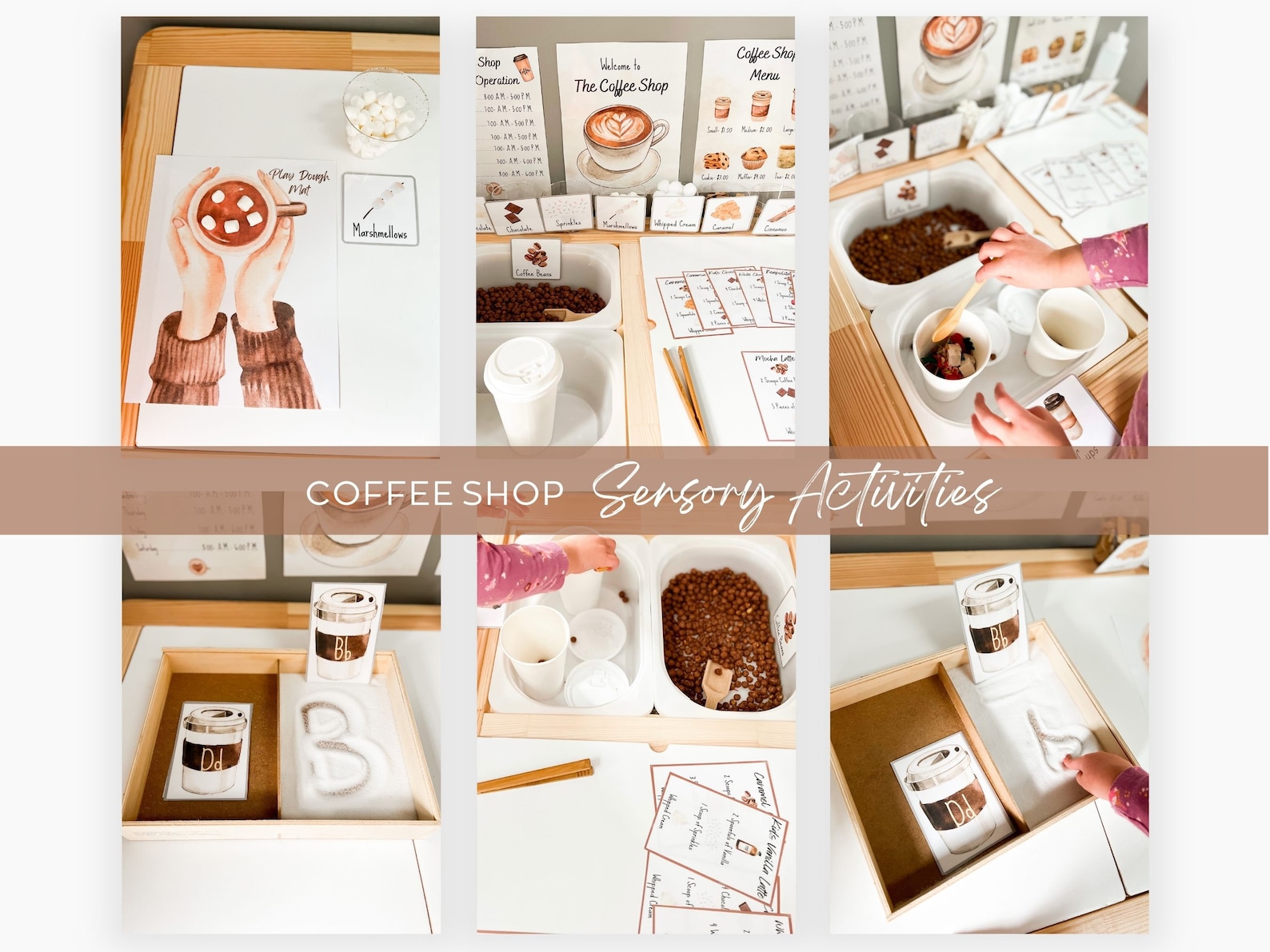 Coffee Shop Dramatic Play Center and Activities, DIGITAL DOWNLOAD - Etsy