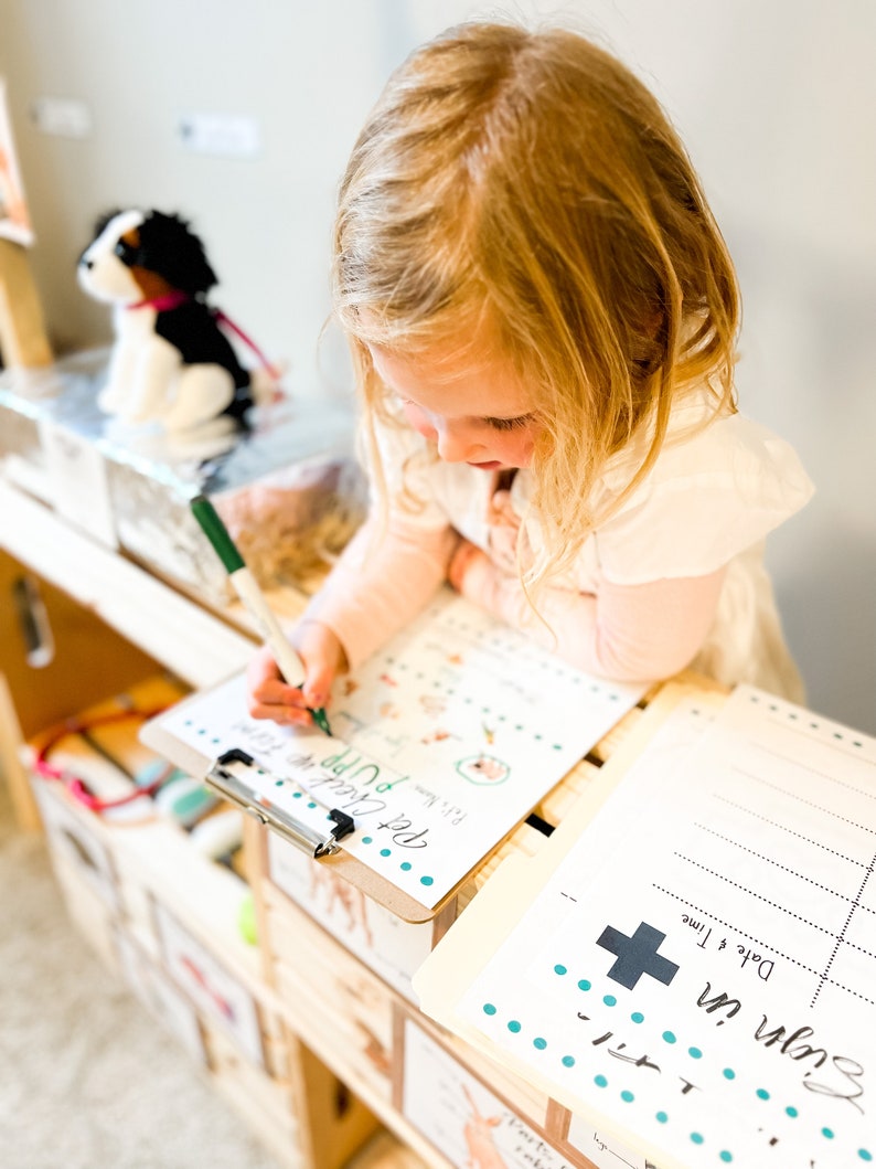 Vet Clinic/animal Hospital Dramatic Play Center and Sensory - Etsy