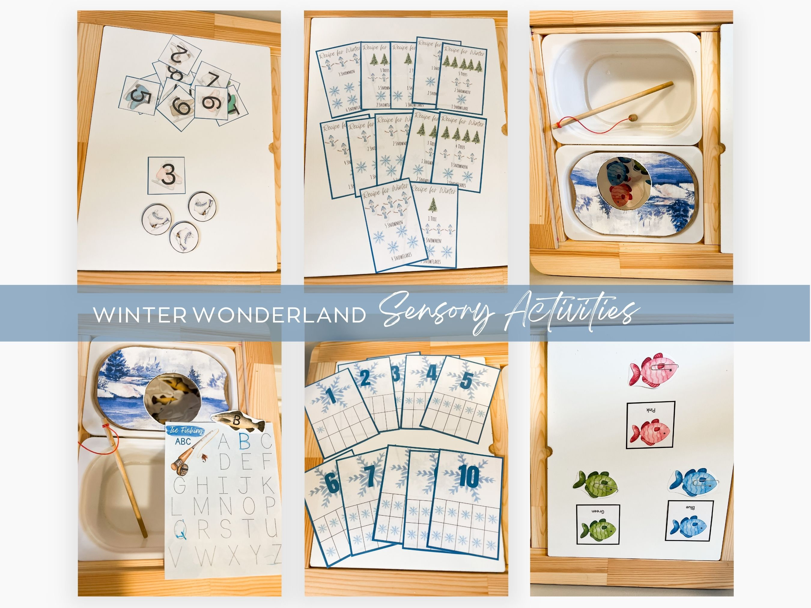 Winter Wonderland Dramatic Play Center and Sensory Activities, Ice ...