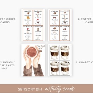 Coffee Shop Dramatic Play Center and Activities, DIGITAL DOWNLOAD - Etsy