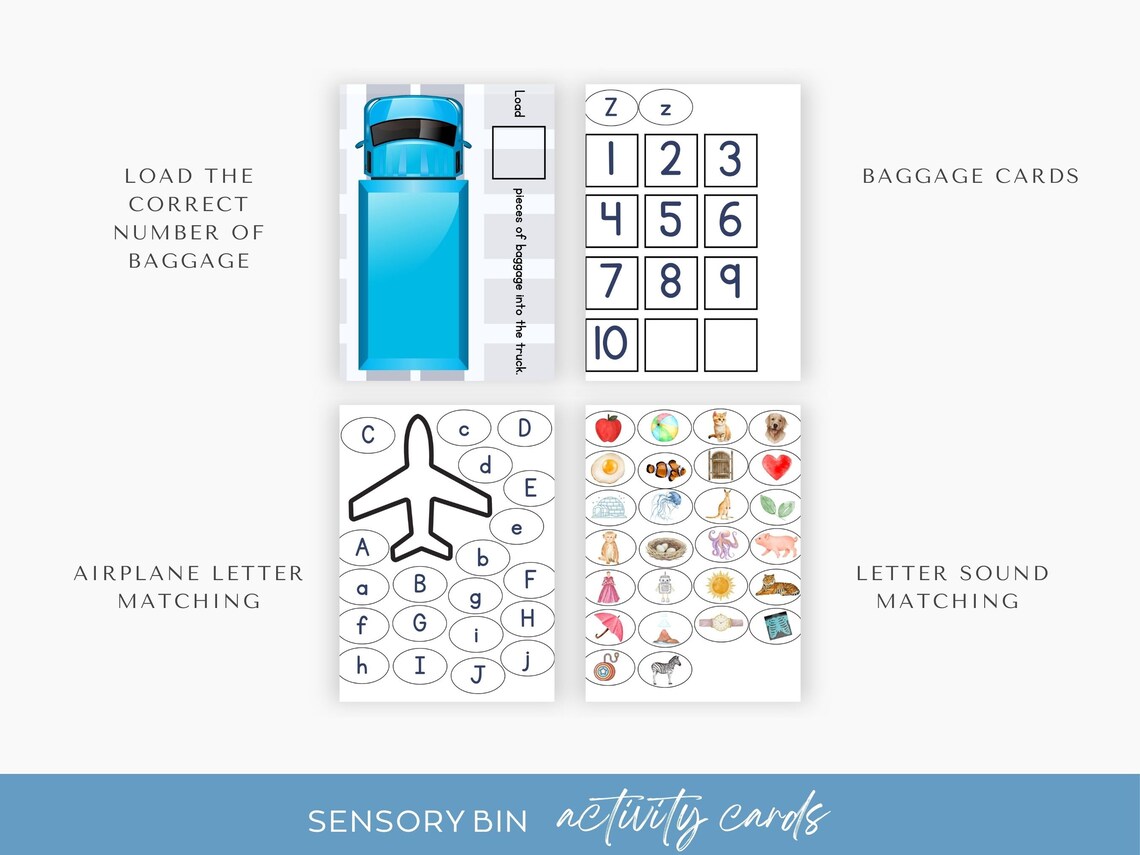 Airport Dramatic Play Printable Set, Preschool Classroom (digital ...