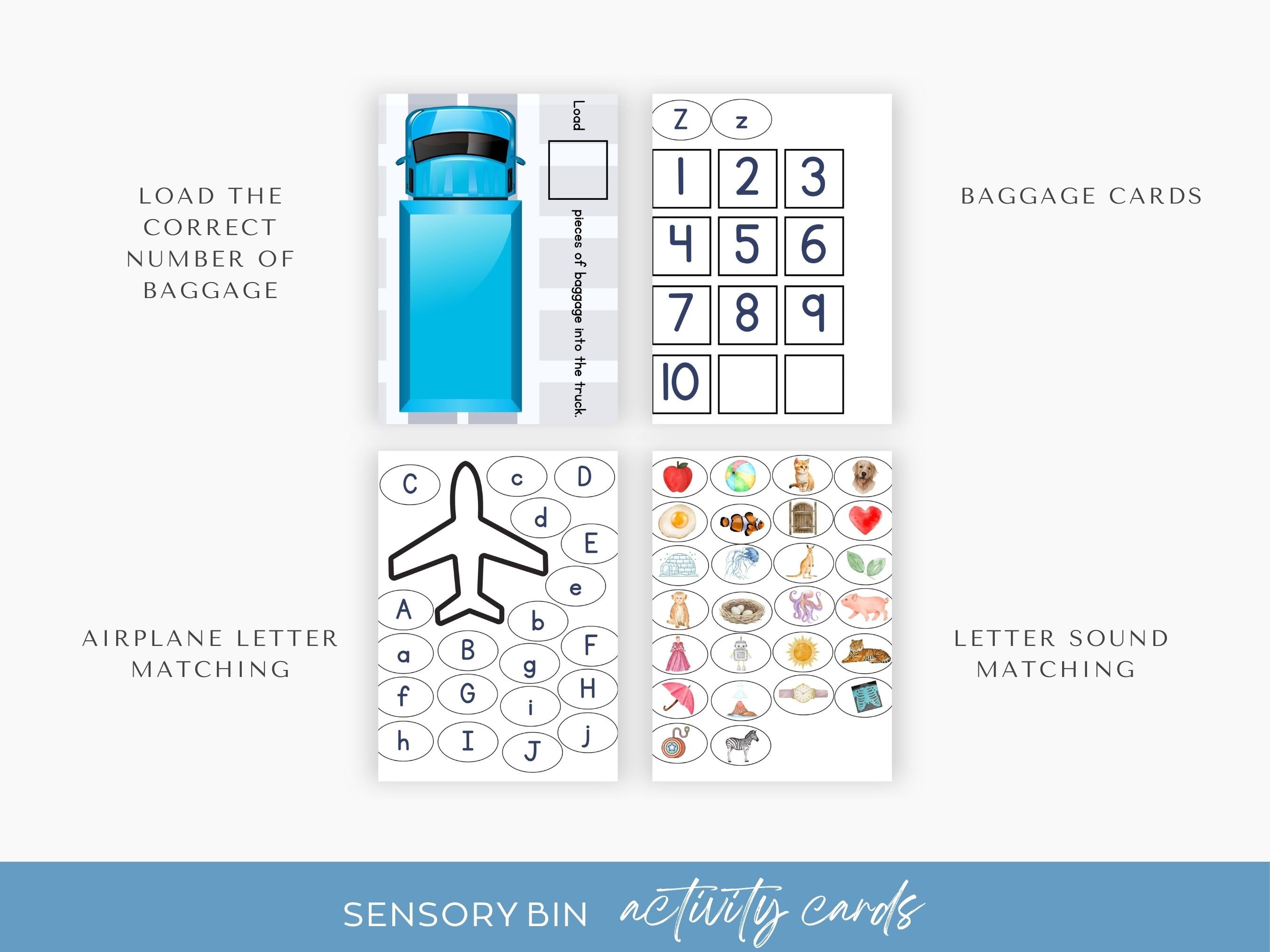 Airport Dramatic Play Printable Set, Preschool Classroom (digital ...