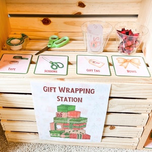 Santa's Workshop Dramatic Play Center, DIGITAL DOWNLOAD - Etsy