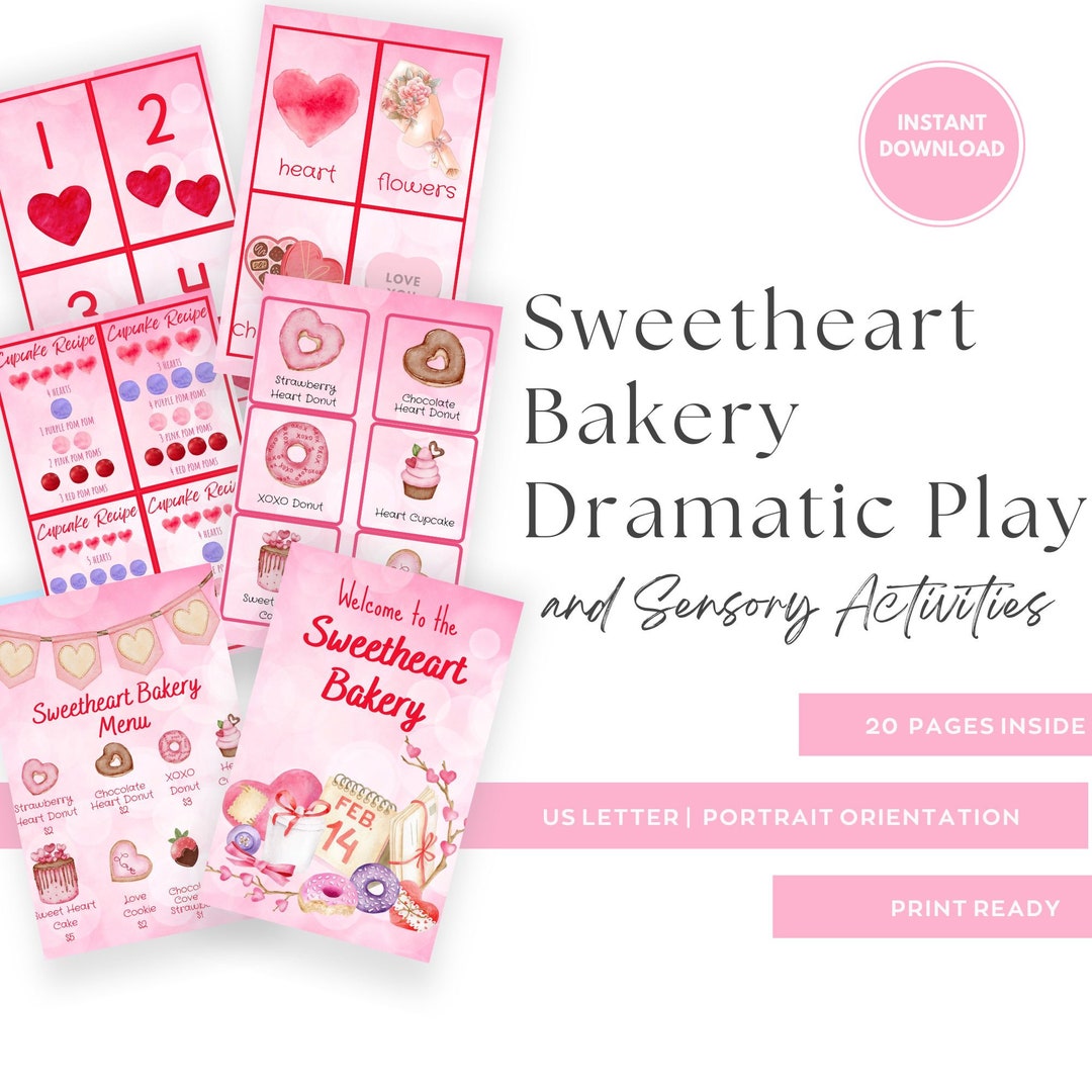 Sweetheart Bakery/valentine's Day Bakery Dramatic Play Center and ...
