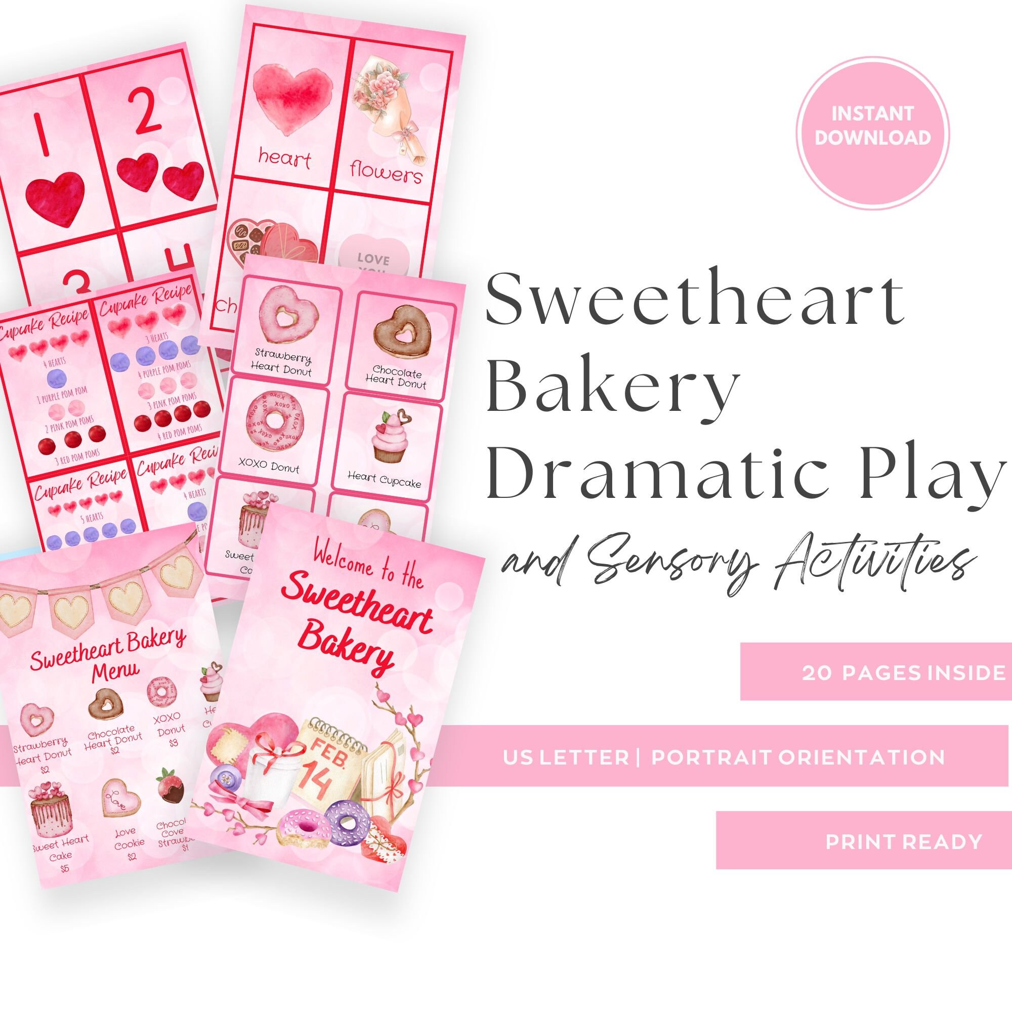 Sweetheart Bakery/valentine's Day Bakery Dramatic Play Center and ...