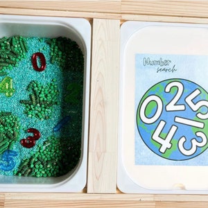 Earth Day Sensory Bin Activities, Sensory Bin Insert, Sorting Activity ...