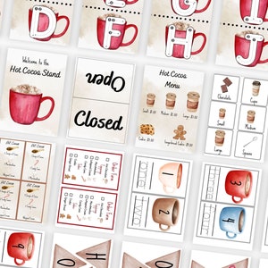 Hot Chocolate/cocoa Stand Dramatic Play Center and Sensory Activities ...