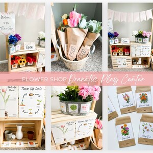 Flower Shop Dramatic Play Center, Flower Market, Sensory Activities ...