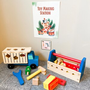 Santa's Workshop Dramatic Play Center, DIGITAL DOWNLOAD - Etsy