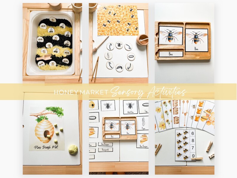 Honey Market/bee Keeper Dramatic Play Center DIGITAL DOWNLOAD - Etsy