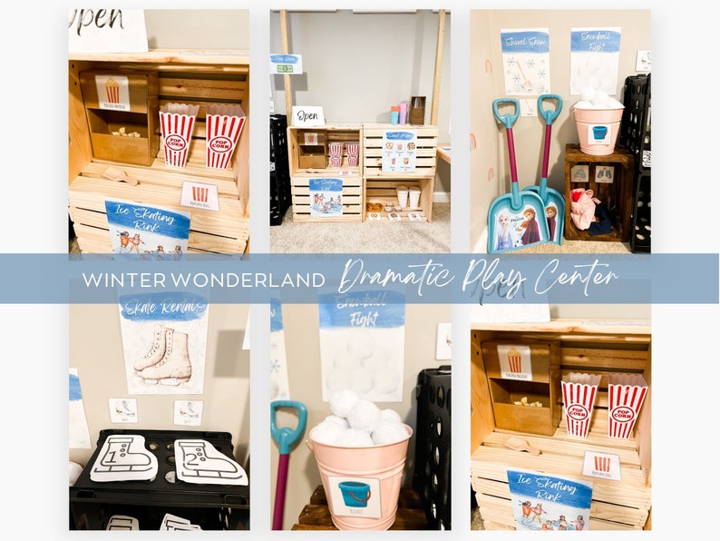 Winter Wonderland Dramatic Play Center and Sensory Activities, Ice ...