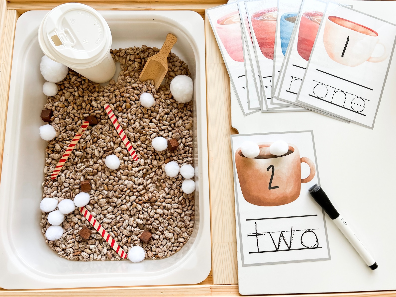 Hot Chocolate/cocoa Stand Dramatic Play Center and Sensory - Etsy