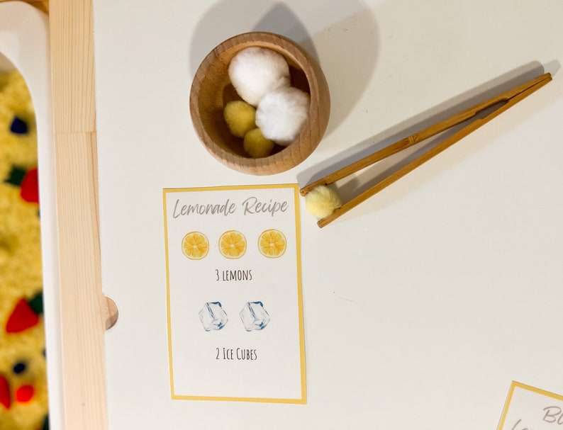 Lemonade Stand Dramatic Play Center and Sensory Activities - Etsy