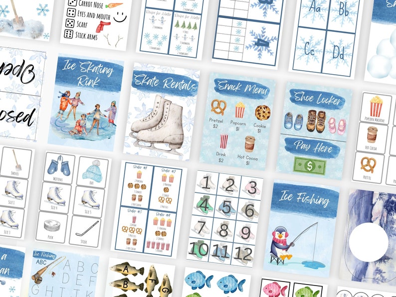 Winter Wonderland Dramatic Play Center and Sensory Activities, Ice ...