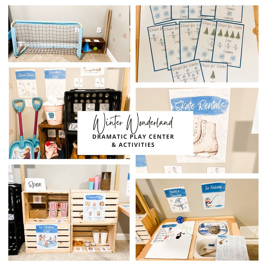 Winter Wonderland Dramatic Play Center and Sensory Activities - Etsy