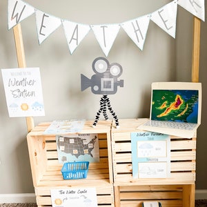 Weather Station/meteorologist Dramatic Play Center and Sensory ...