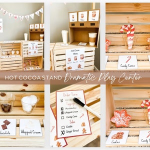 Hot Chocolate/cocoa Stand Dramatic Play Center and Sensory Activities ...