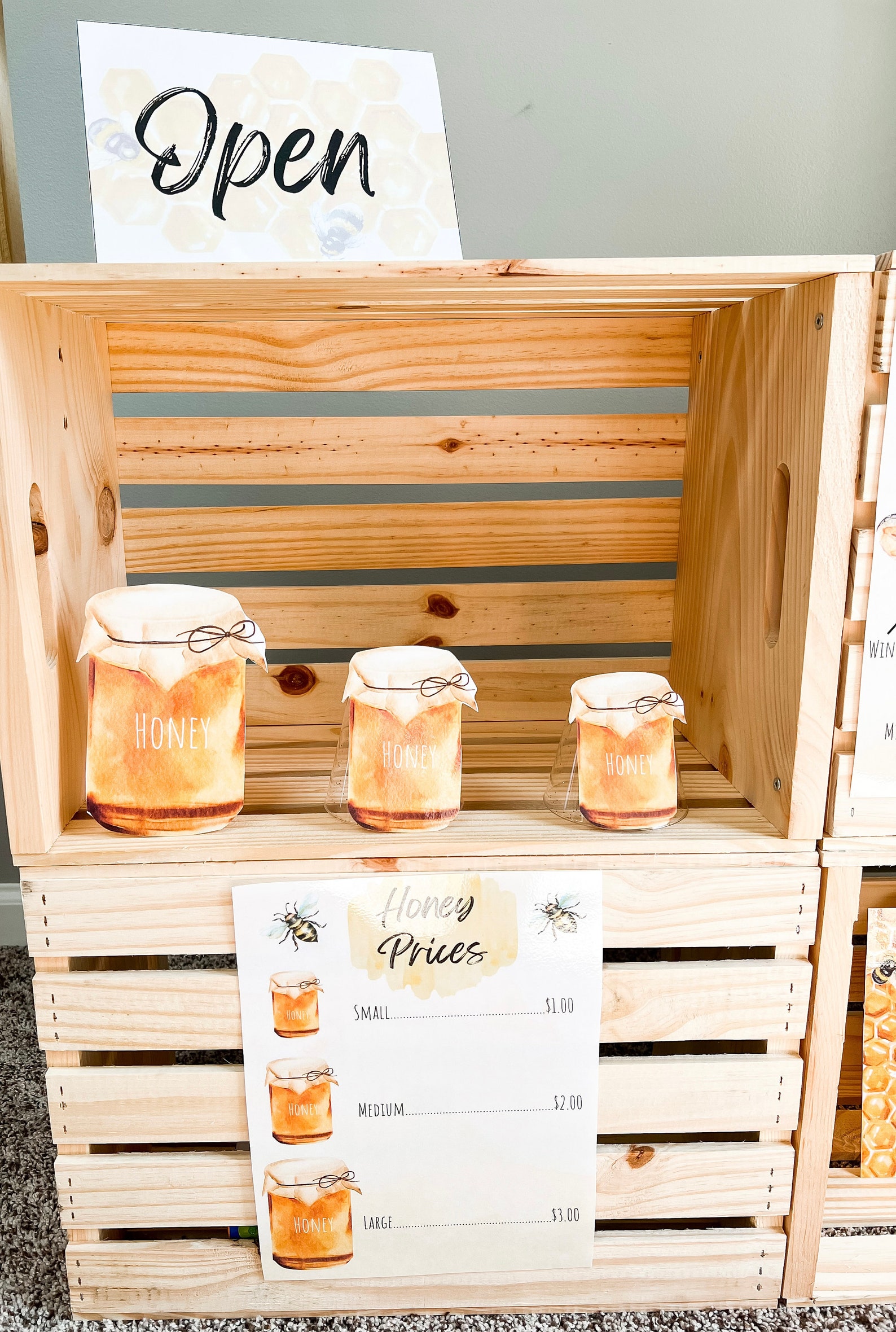 Honey Market/bee Keeper Dramatic Play Center DIGITAL DOWNLOAD - Etsy