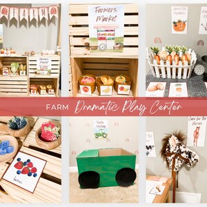 Farm/farmers Market Dramatic Play Center and Sensory Bin Activities ...