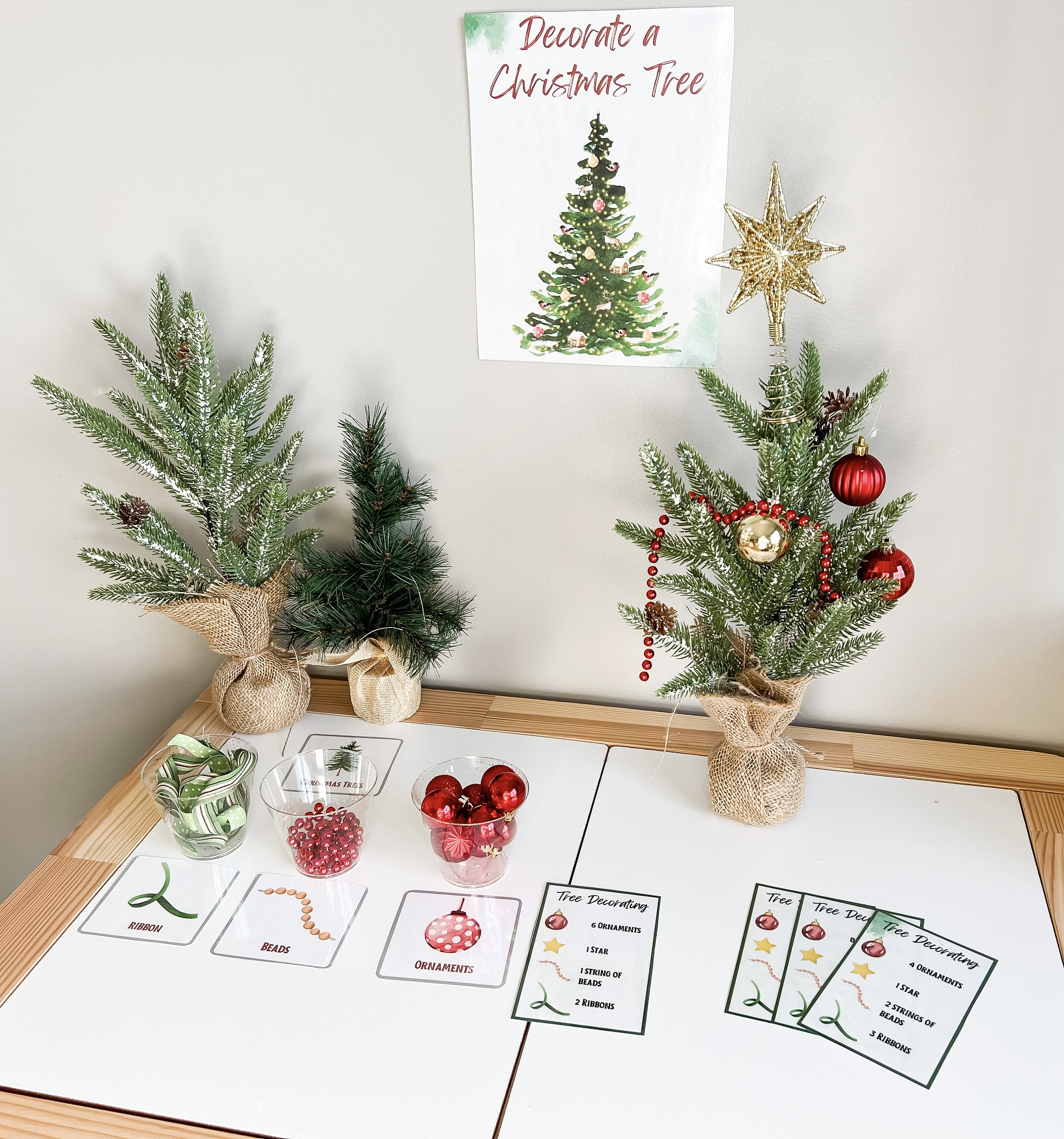 Christmas Tree Farm Dramatic Play Center/sensory Activities, DIGITAL ...