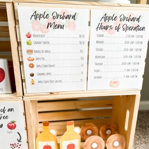 Apple Orchard Dramatic Play Center DIGITAL DOWNLOAD - Etsy