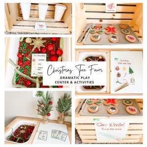 Christmas Tree Farm Dramatic Play Center/sensory Activities - Etsy