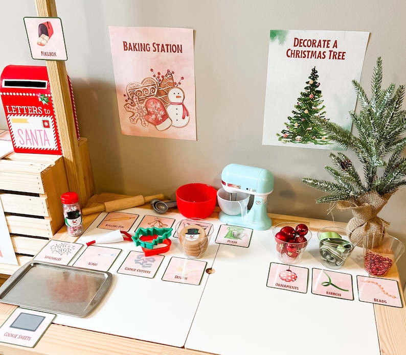 Santa's Workshop Dramatic Play Center DIGITAL DOWNLOAD - Etsy