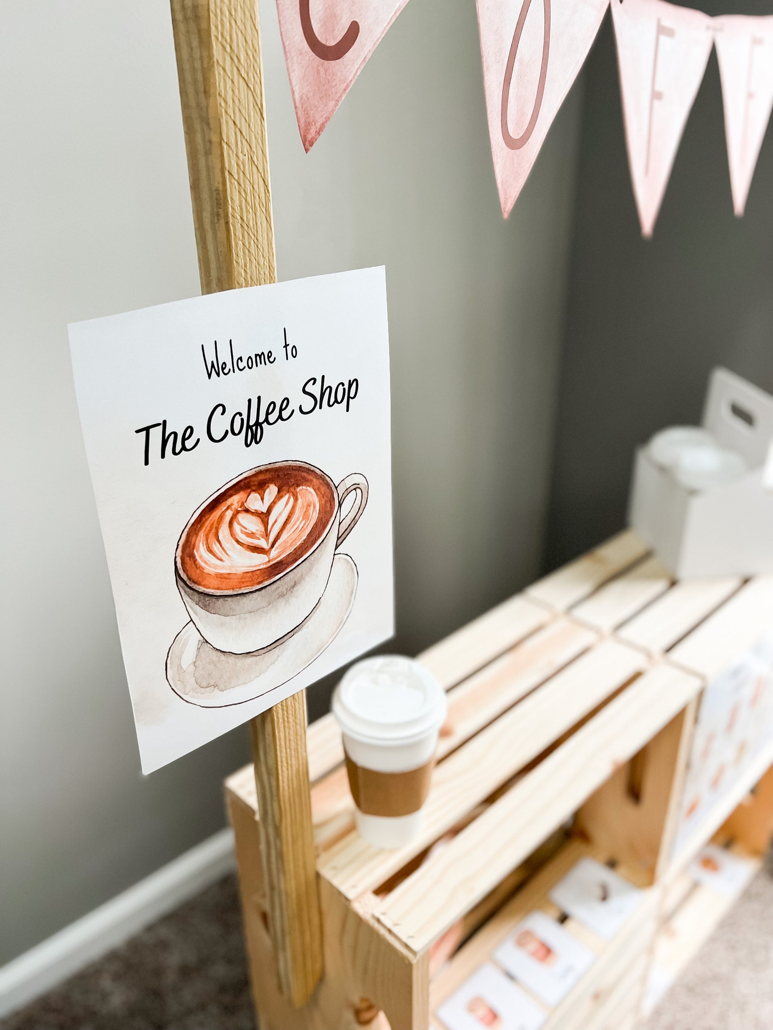 Coffee Shop Dramatic Play Center and Activities DIGITAL - Etsy