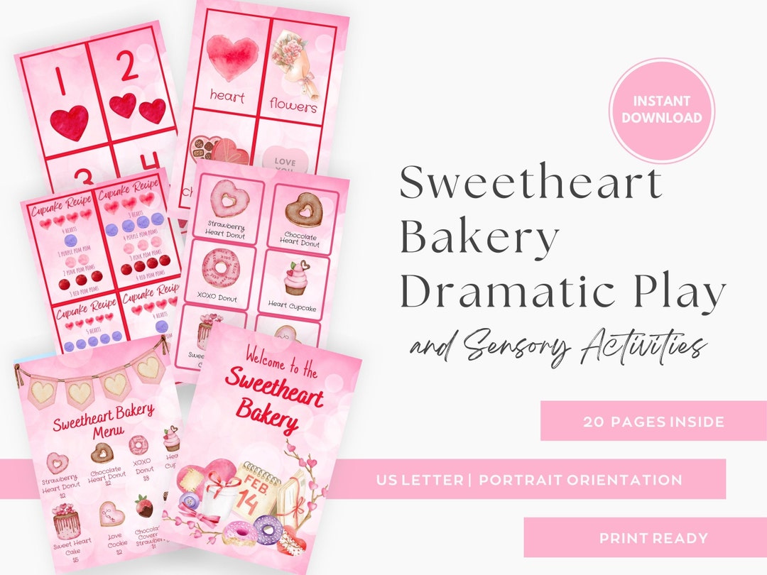 Sweetheart Bakery/valentine's Day Bakery Dramatic Play Center and ...