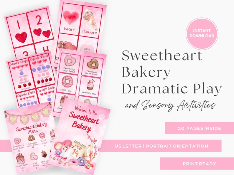Sweetheart Bakery/valentine's Day Bakery Dramatic Play Center and ...