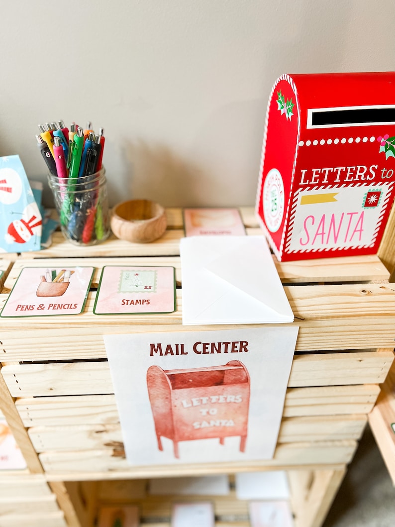 Santa's Workshop Dramatic Play Center DIGITAL DOWNLOAD - Etsy