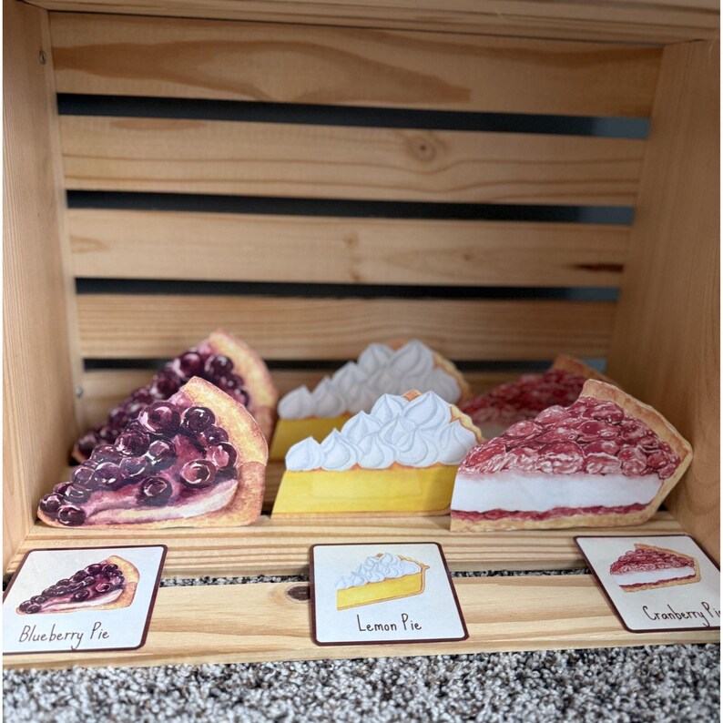 Pie Shop Dramatic Play Printables, Homeschool Pretend Play (digital ...