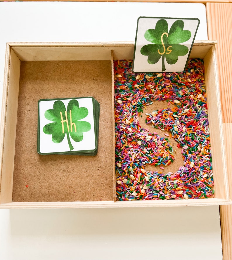 St. Patrick's Day Sensory Bin Activities, Sensory Recipe Cards, Sensory ...