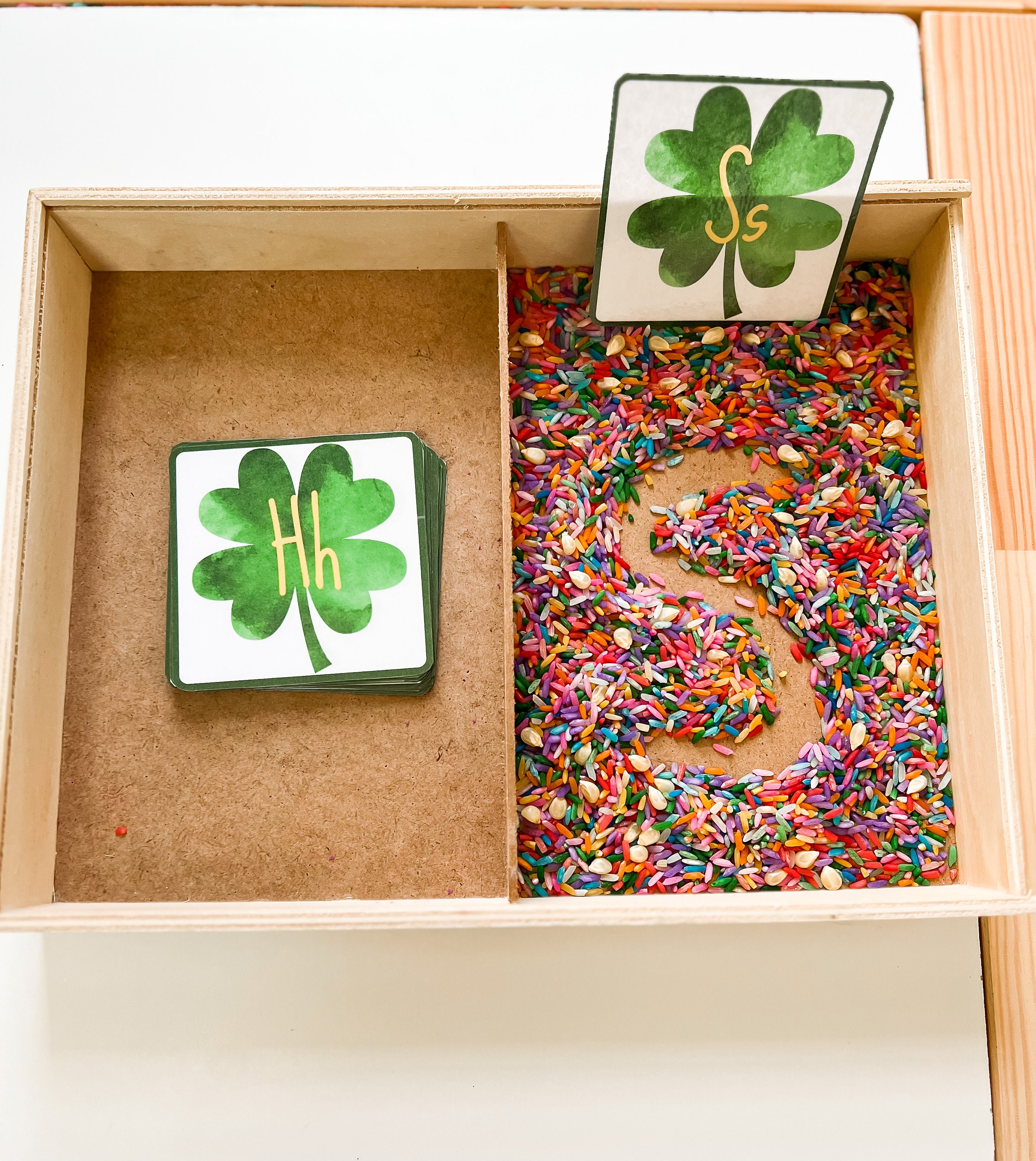 St. Patrick's Day Sensory Bin Activities, Sensory Recipe Cards, Sensory ...