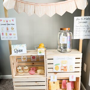 Lemonade Stand Dramatic Play Center and Sensory Activities - Etsy