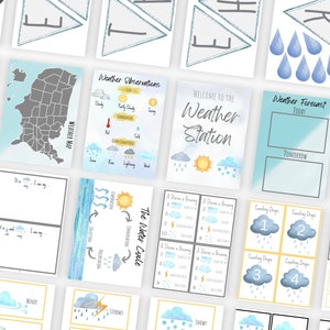 Weather Station/meteorologist Dramatic Play Center and Sensory ...