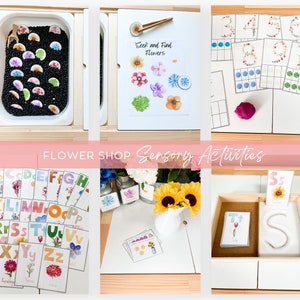 Flower Shop Dramatic Play Center, Flower Market, Sensory Activities ...