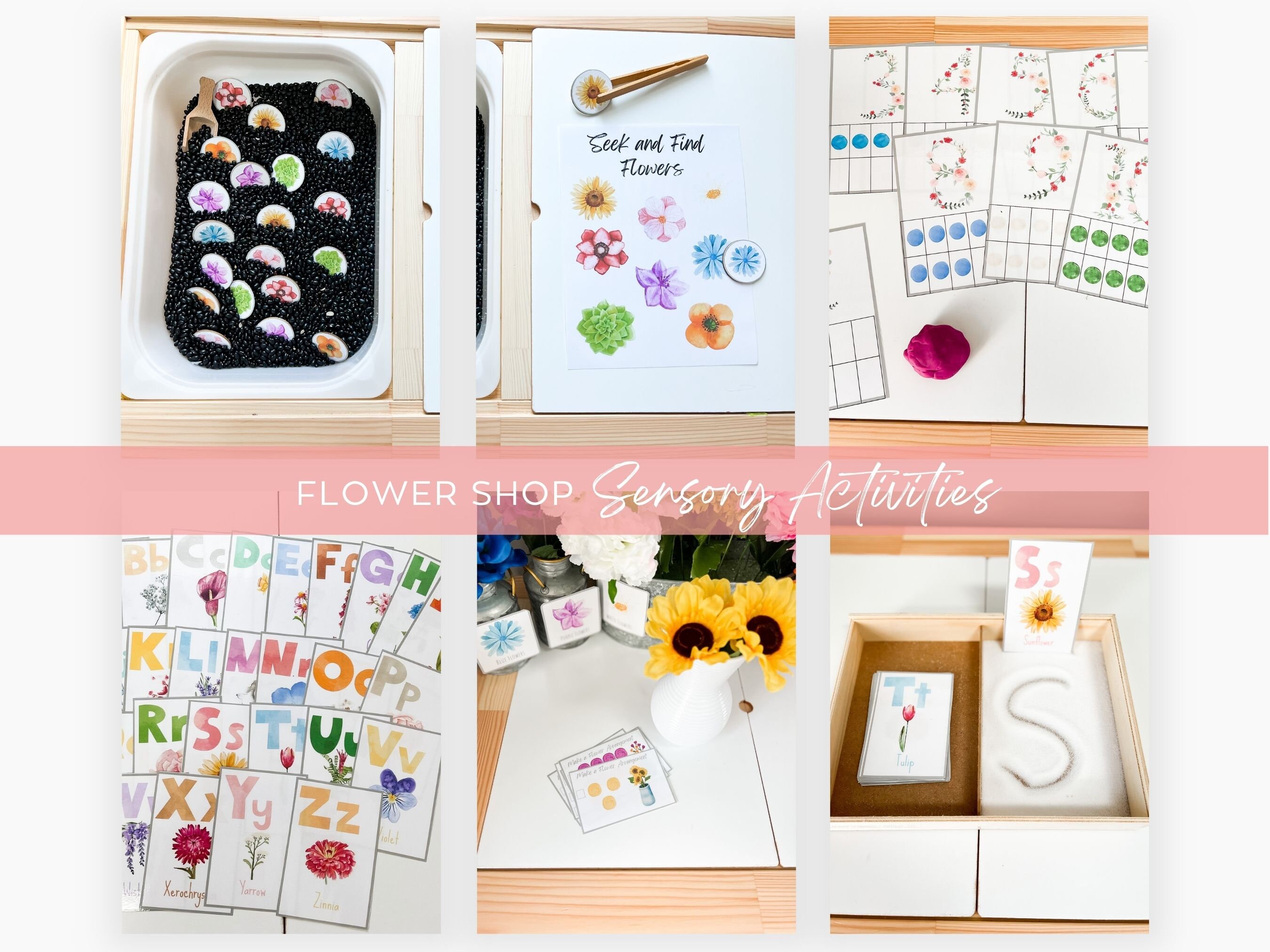 Flower Shop Dramatic Play Center Flower Market Sensory - Etsy