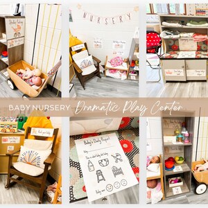 Baby Nursery Dramatic Play Center, DIGITAL DOWNLOAD - Etsy