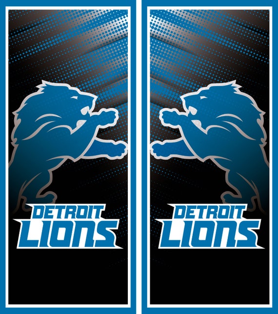 Custom Laminated Detroit Lions Decal for Arcade Marquee sign | Etsy