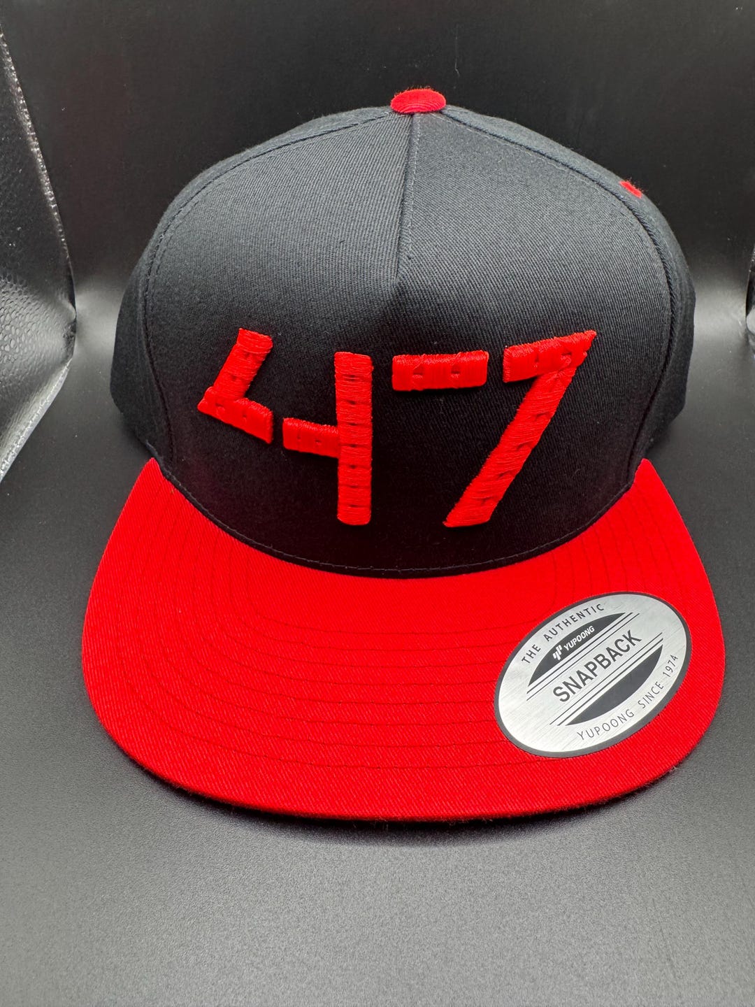 Puff Embroidered Cap-bridge Block 47 - Etsy