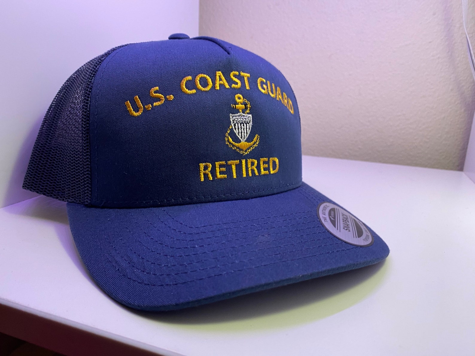 U.S. Coast Guard Chief Petty Officer Retired Ball Cap. | Etsy