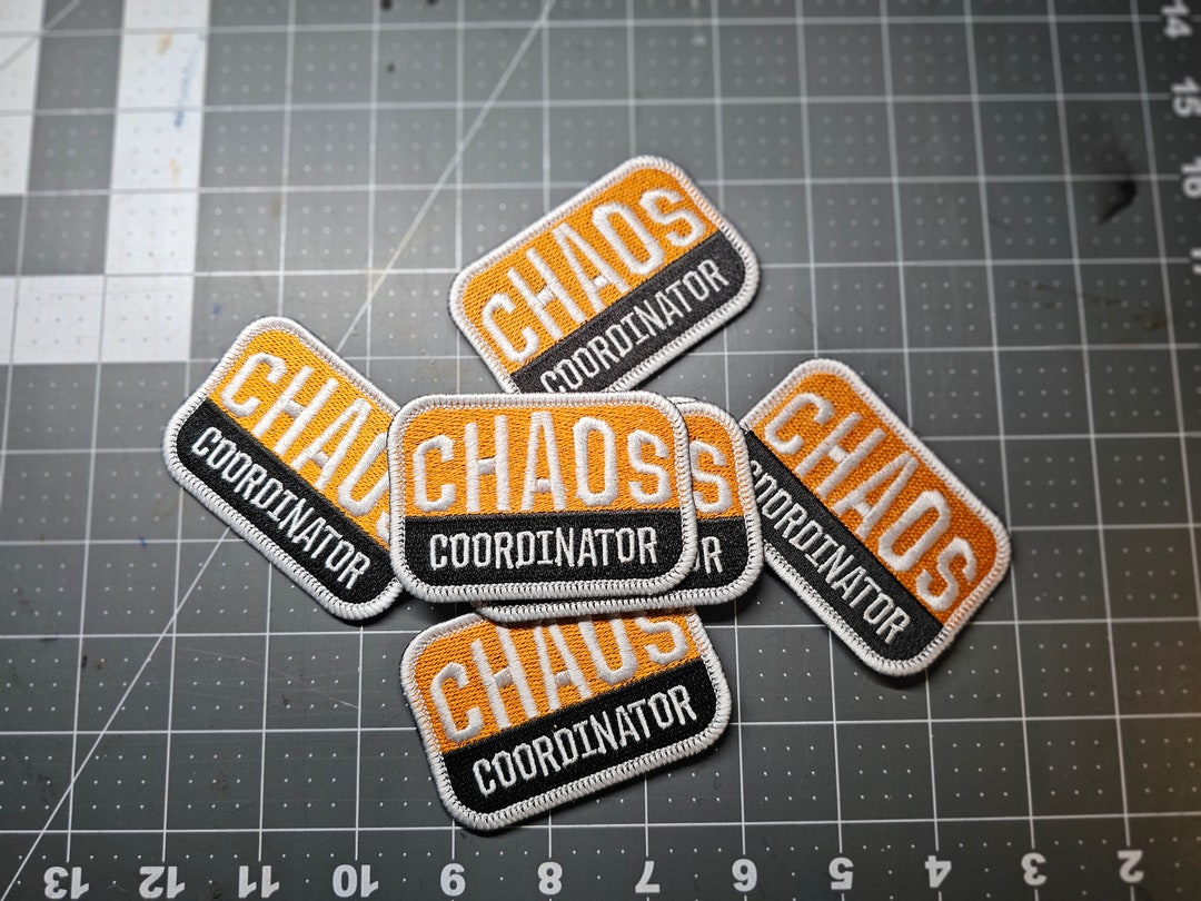 Chaos Coordinator Patch - Etsy