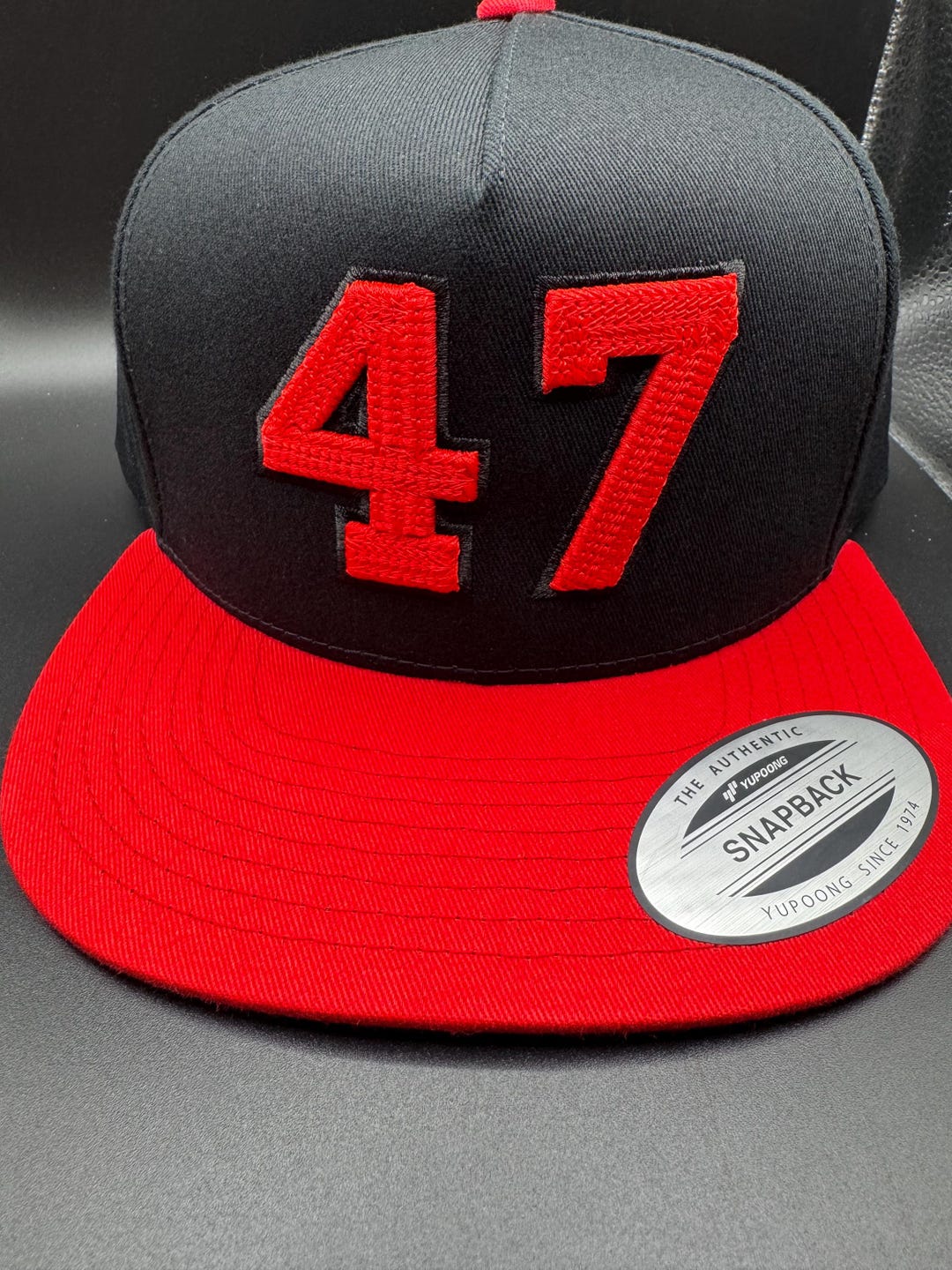 Puff Embroidered Cap-college Font 47 - Etsy