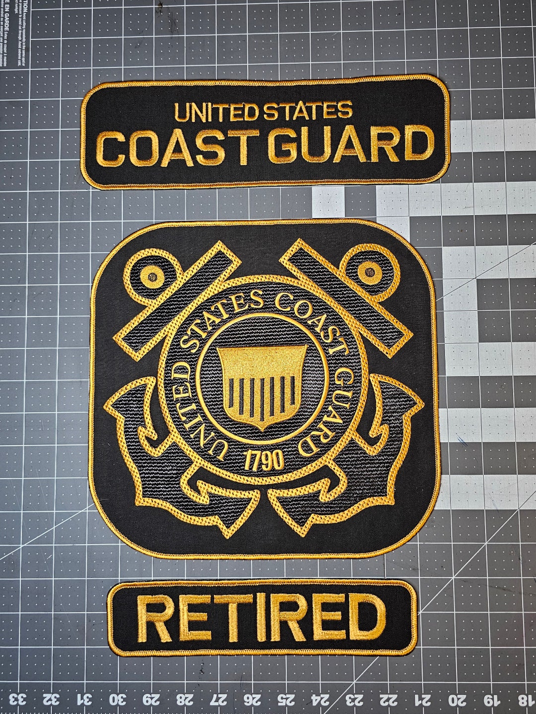 USCG Patch Set - Etsy