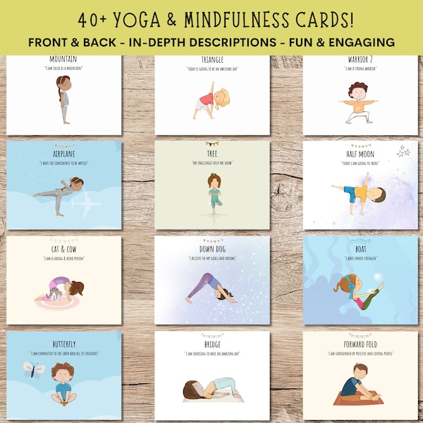 Yoga Birthday Cards - Etsy