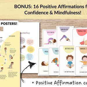Kids Yoga Flashcards: 60+ Poses & Mindfulness (PDF). - Etsy