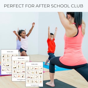 Yoga Bingo, Kids Yoga Game, Mindfulness Activity, Brain Break, Movement ...